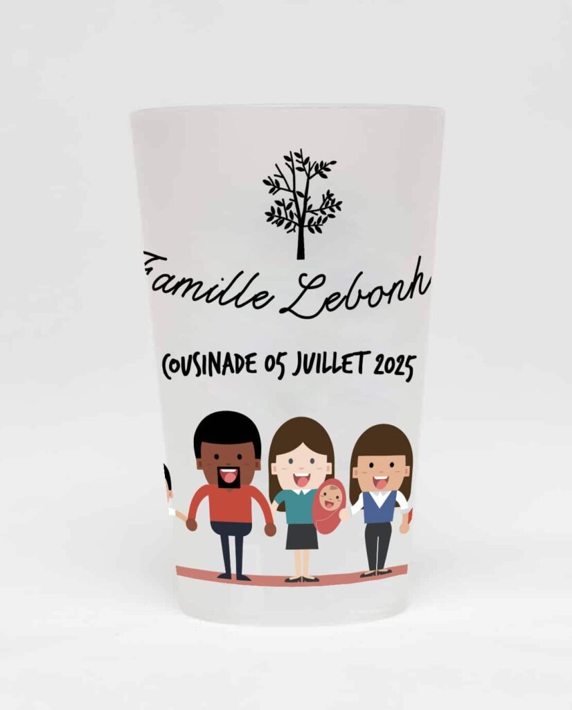 Gobelet personnalisé Big Family - Idéal pour vos réunions de famille ...